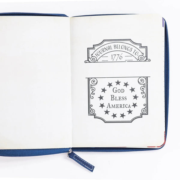 ZIPPERED JOURNAL: US FLAG STAND FIRM – Avenue 550